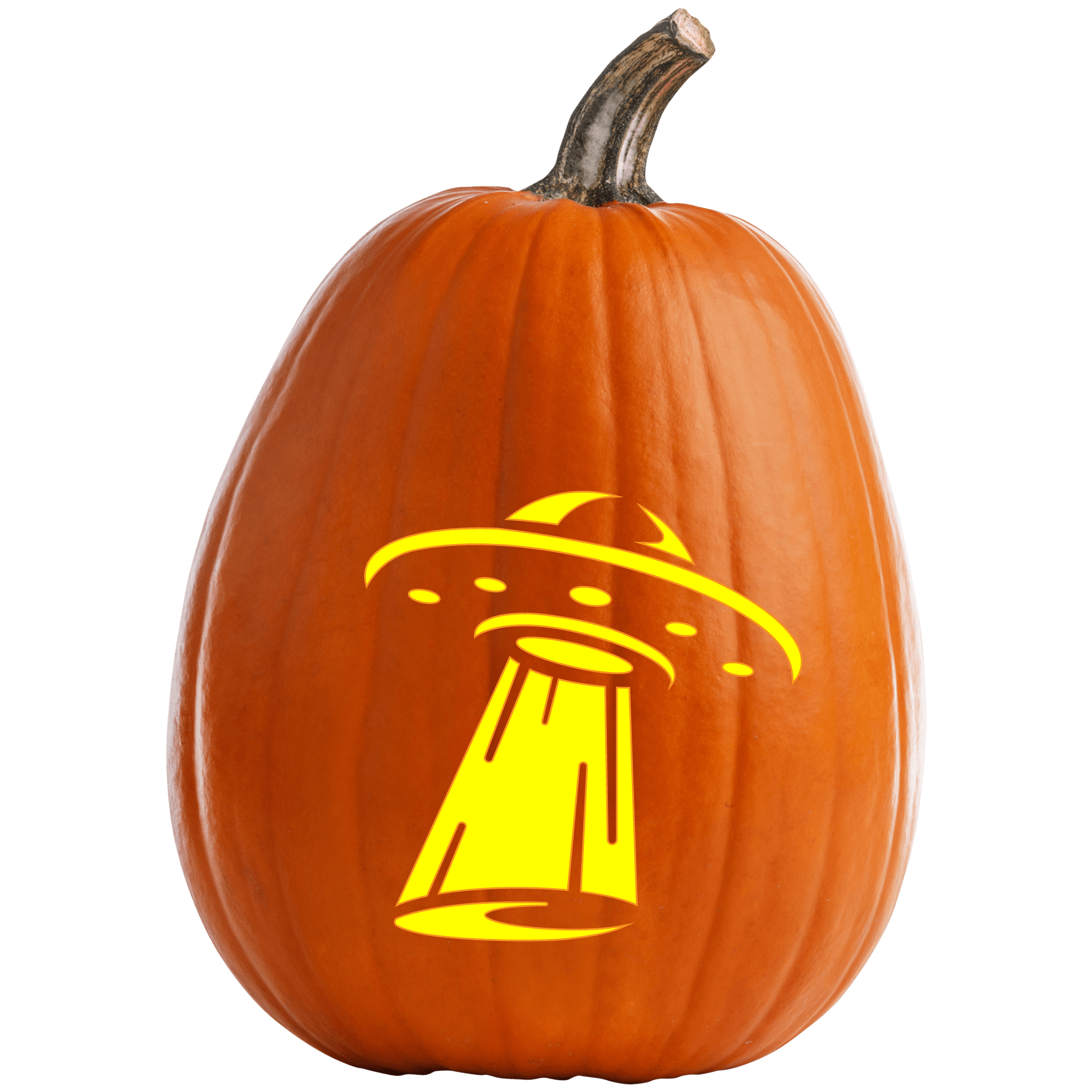 Invading Aliens Pumpkin Carving Stencil - Pumpkin HQ